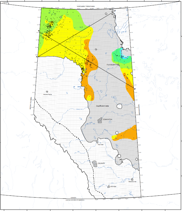 Distribution of Total Dissolved Solids in the Keg River / Winnipegosis ...
